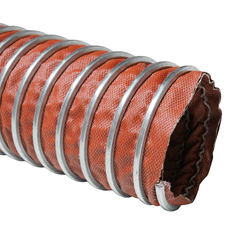 "Spiral-Lock (Silicone 2P) 750" High Temp Flexible Hose - Ducting.com