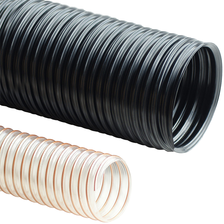 "Thermoplastic Flex Medium-Duty WS" Thermoplastic Rubber Duct – Ducting.com